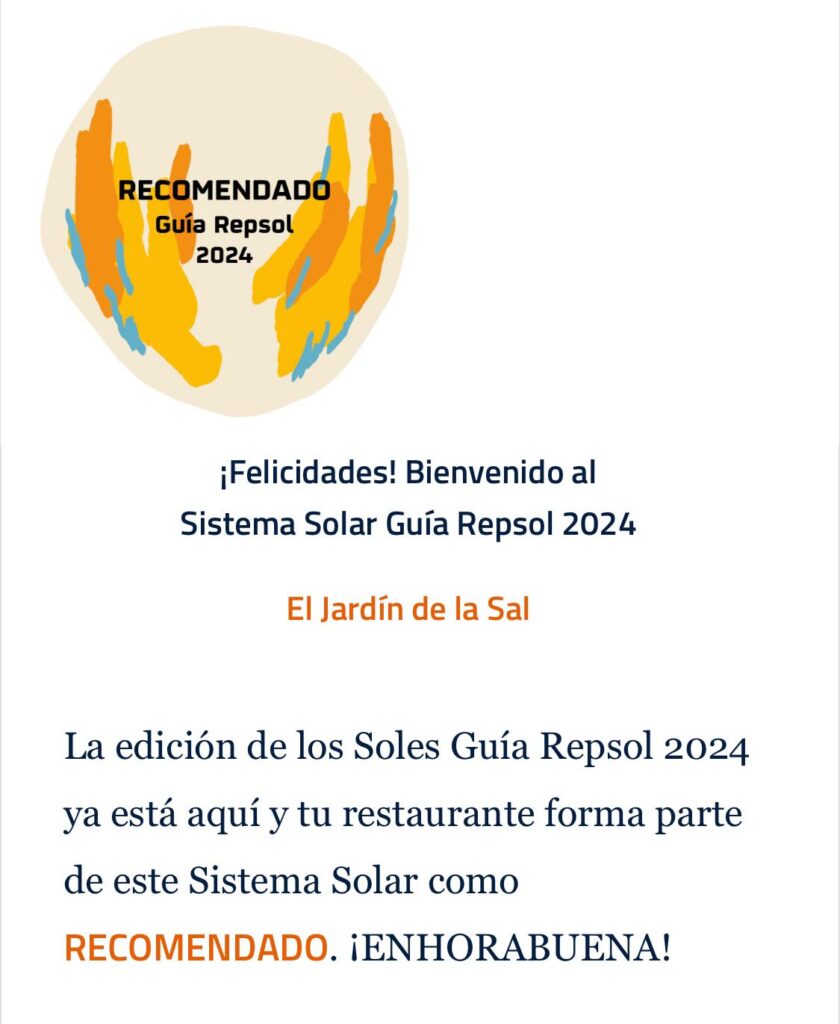 Recomendados en la Guía Repsol - Salinas Marinas de Fuencaliente S.L.